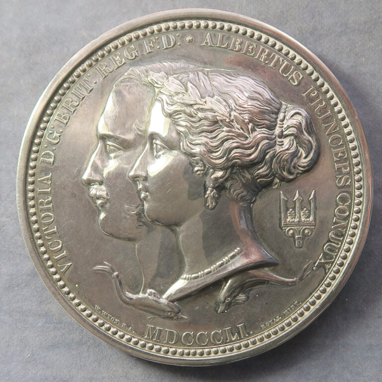 Great Exhibition prize medal 1851 - silver electrotype made 1991 ...